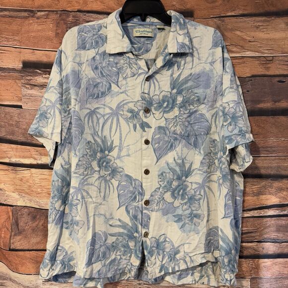 Caribbean | Shirts | Caribbean Hawaiian Shirt Xxl Mens Blue Floral ...